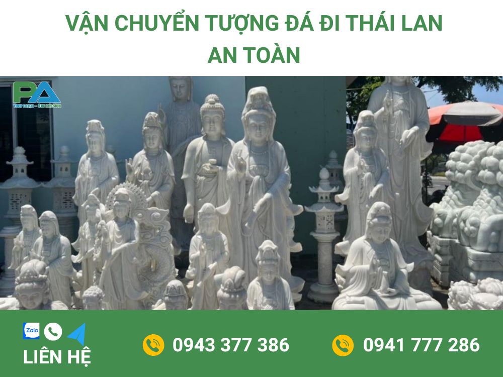 Dịch Vụ Vận Chuyển Tượng đá đi Thái Lan An Toàn