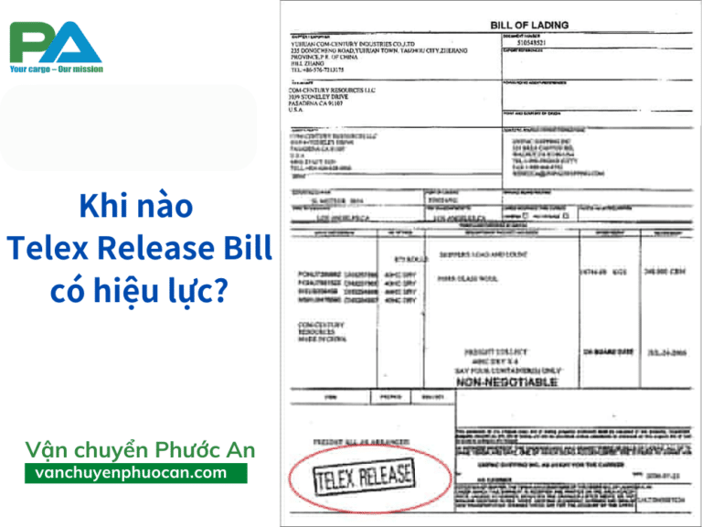 Telex Release Bill Là Gì Trong Hoạt động Xuất Nhập Khẩu?
